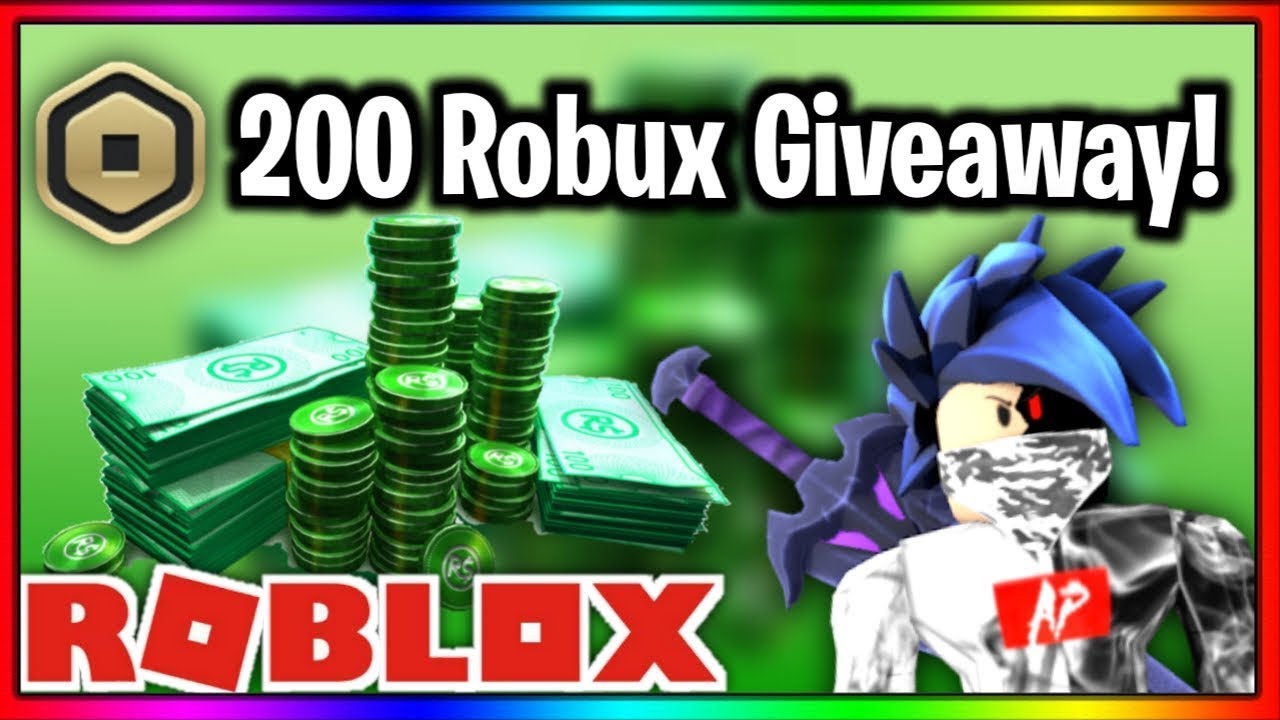 200 ROBUX GIVEAWAY!! (REAL) - YouTube