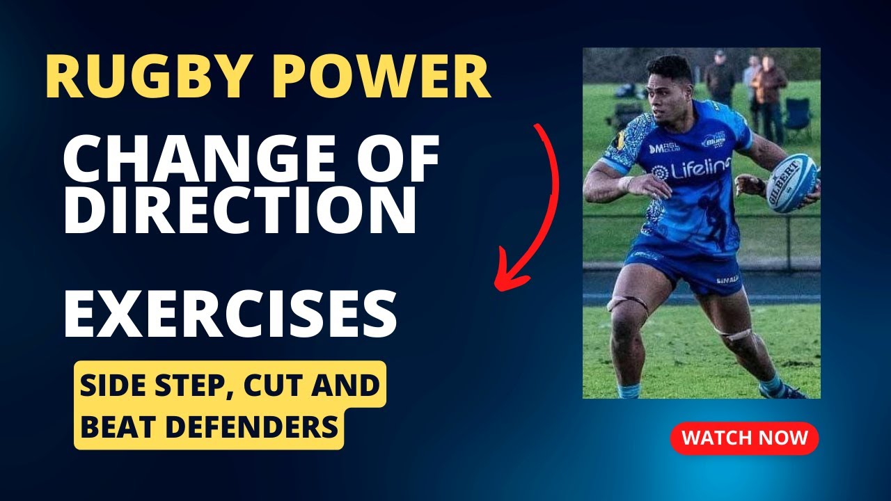 Side Step, Cut Hard And Change Of Direction For Rugby Players & Rugby ...