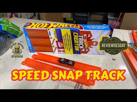NEW HOT WHEELS SPEED SNAP TRACK: REVIEWUESDAY #skunkworksstudios #hotwheelstrack 
