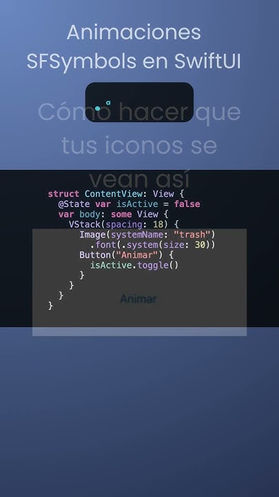 Animaciones De Sfsymbols En Swiftui Appear Animation Youtube