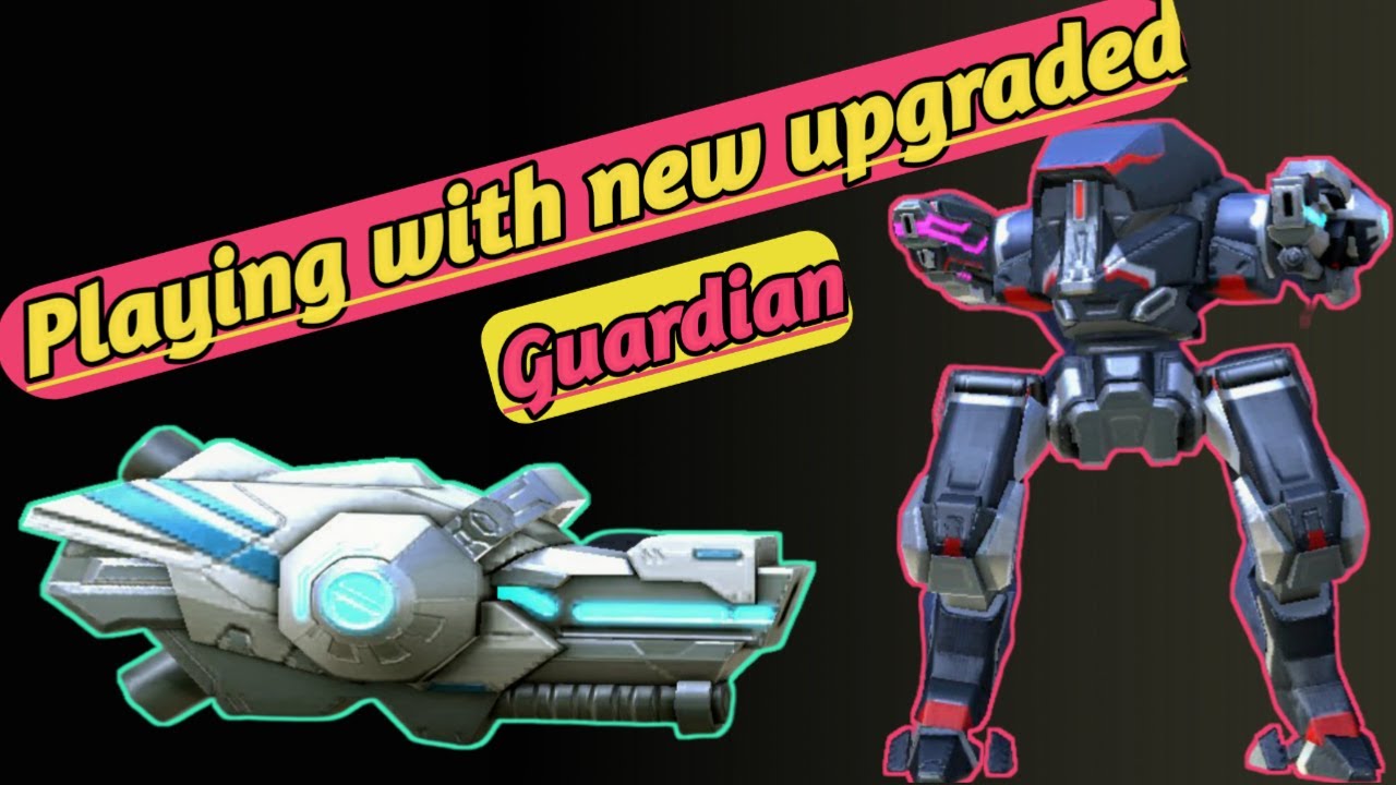 Playing with new upgraded mech guardian, mech arena - YouTube