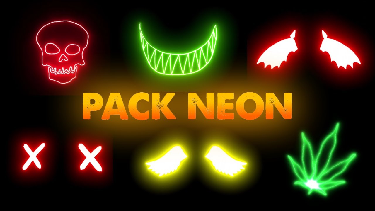PACK NEON - PACK EDIT FREE FIRE - EFEITOS NEON - MELHOR PACK DE EFEITOS ...