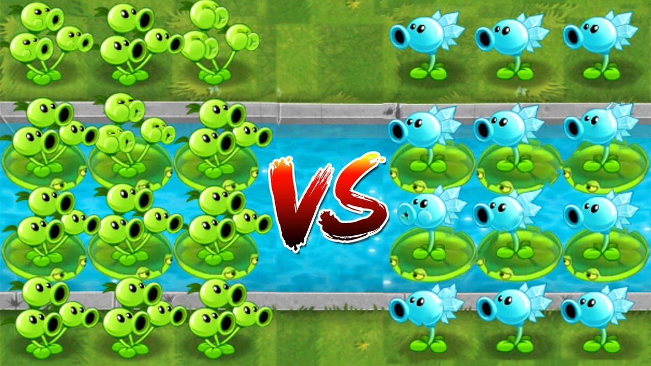 Team Plants vs Zombies! in Plants vs Zombies 2 PC: Snow Pea vs ...