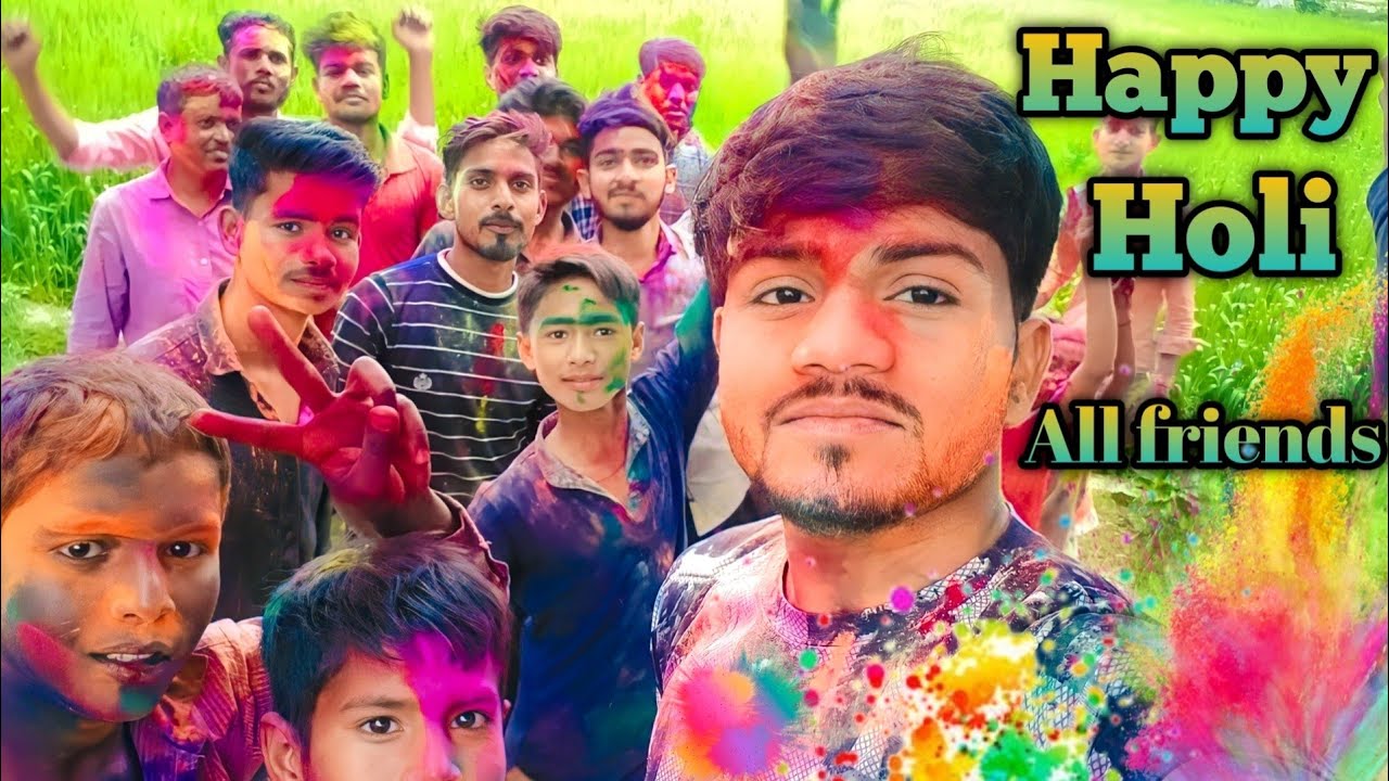 Happy Holi | Holi vlog | Holi celebrate in UP | Dihati Holi #holi # ...