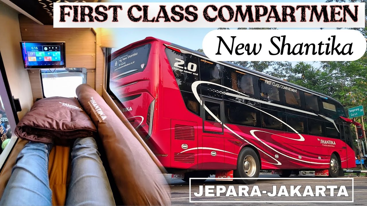 BUS MEWAH MURIA RAYA ‼️ NEW SHANTIKA DC 5 SLEEPER BUS TEAM TEKTOK ...
