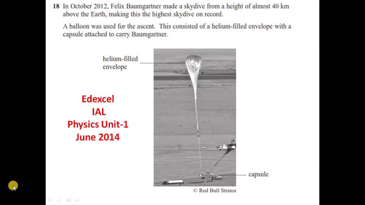 Edexcel IAL physics unit 1 June 14 Edited - YouTube