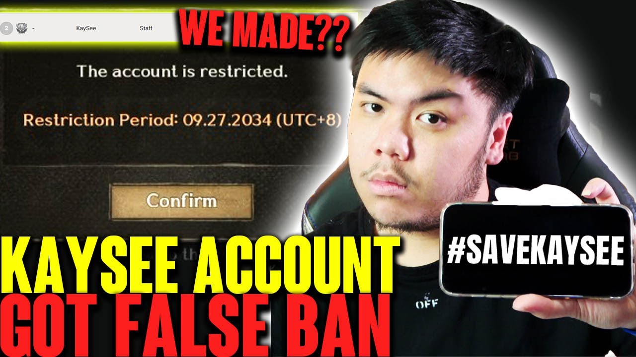 KaySee Account Got False BAN. Why @WEMADEGlobal ??? #SaveKaySee - YouTube