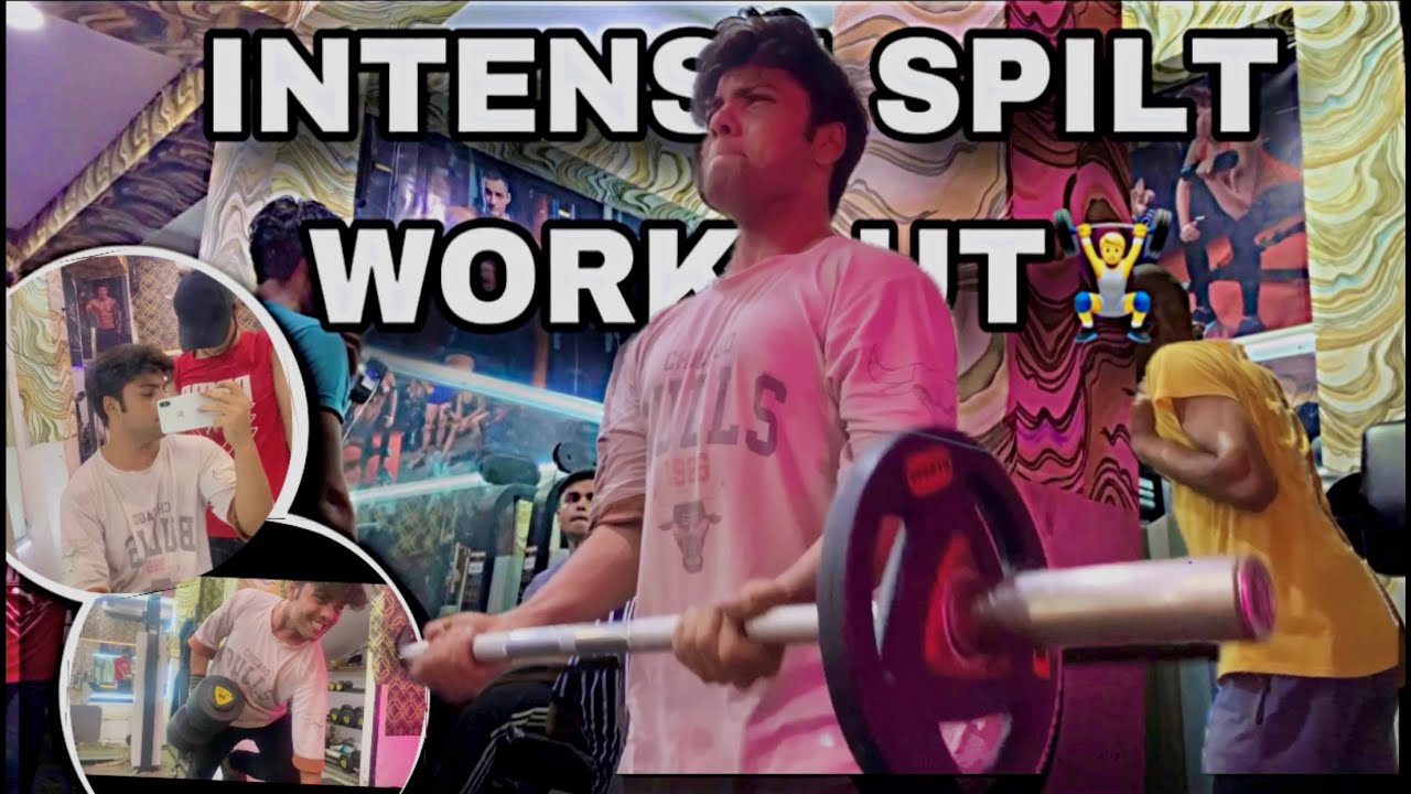 DAY 2 INTENSE SPLIT WORKOUT BACK AND BICEPS 💪🏻 - YouTube