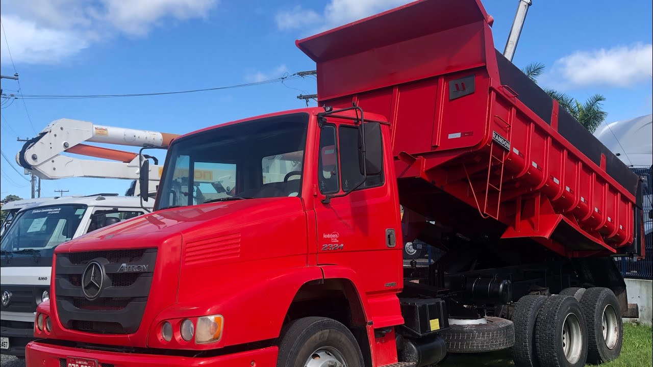 MERCEDES BENS 2324 ATRON 2014 CAÇAMBA ( COMPLETO ) - VENDIDO - YouTube