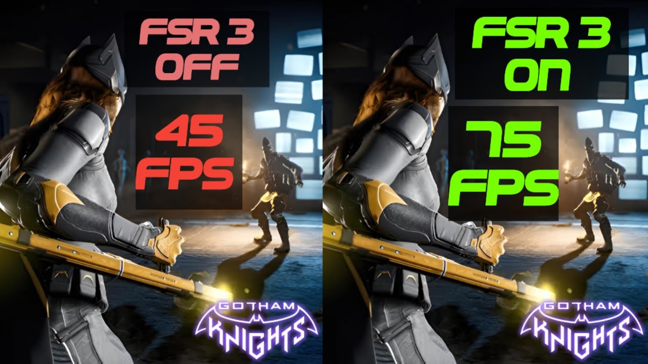 How to install fsr 3 in Gotham knights(no ghosting),mod link + tutorial ...