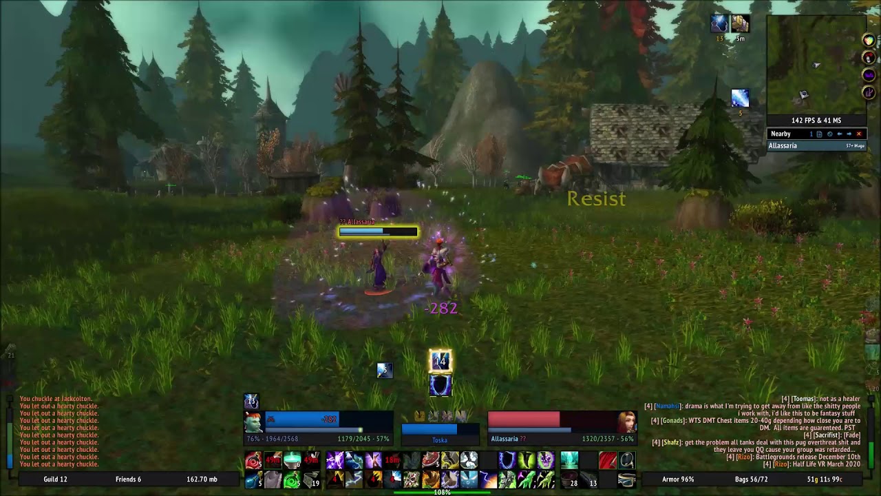 Solo vs 60 Mage (Level 47 Ele/Enh Shaman) - YouTube