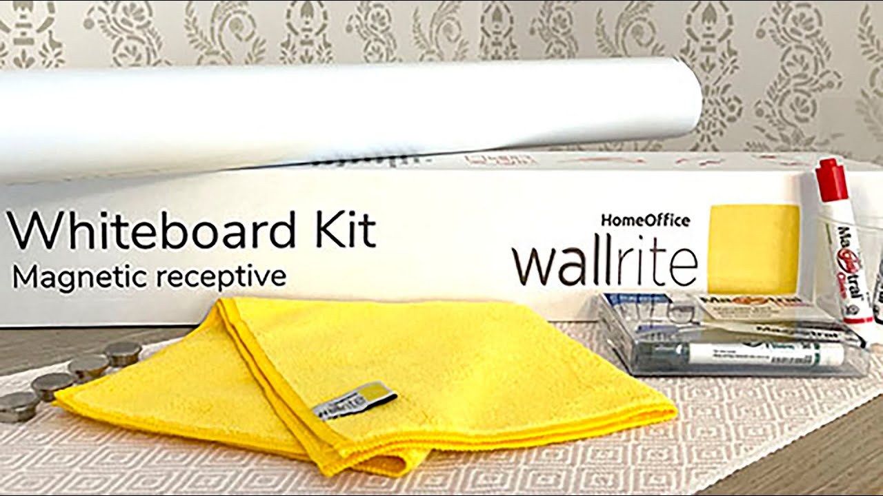 Wallrite Whiteboard Kit - YouTube