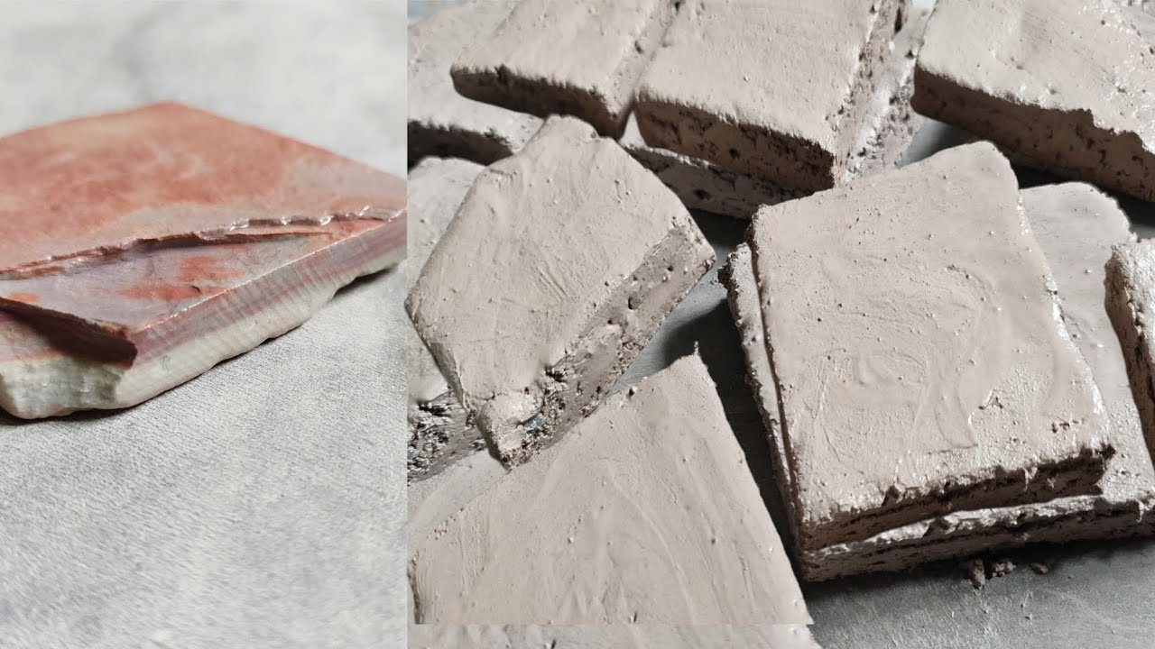 Making Shale stone At home // Slate Stone 🪨 // Shale stone Making ...