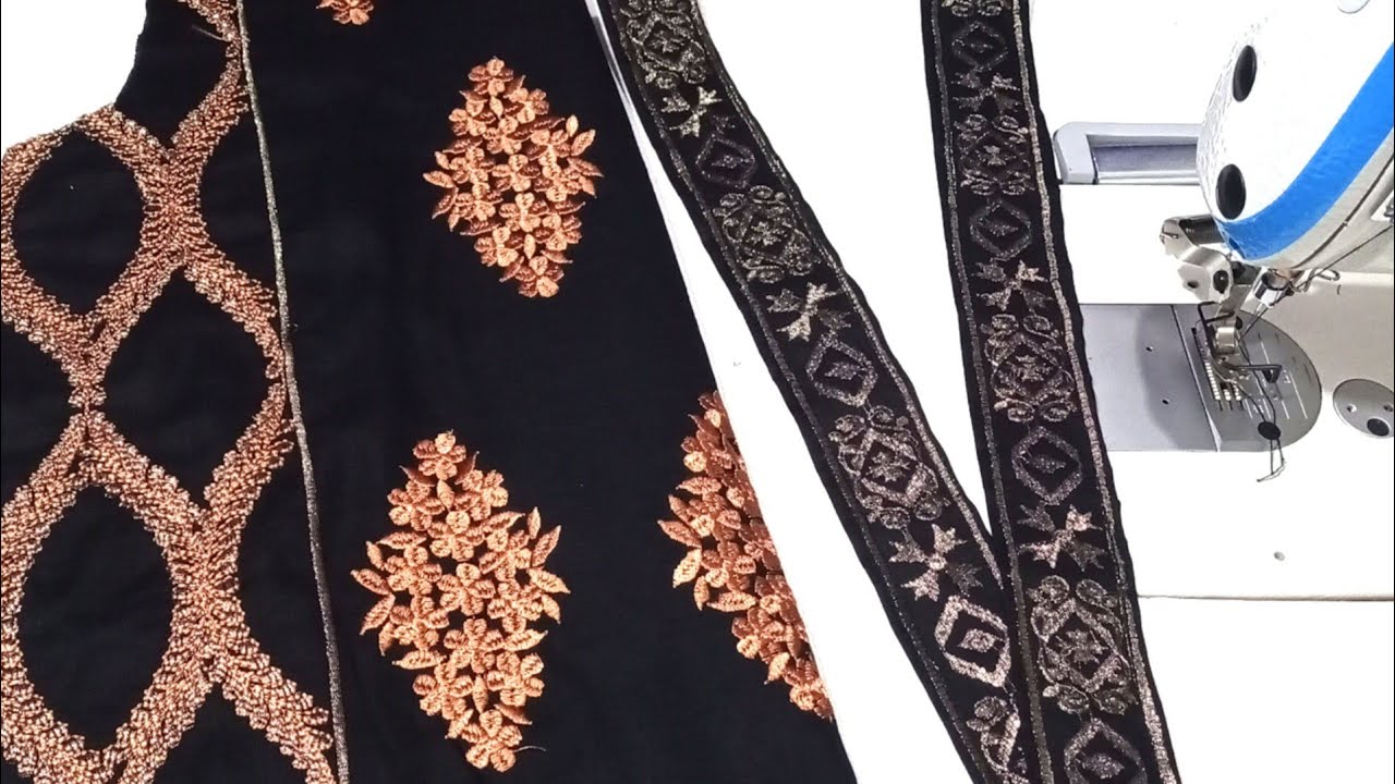 overlap neck design for winter dresses/sardiyon ke dress ke lie gala ...