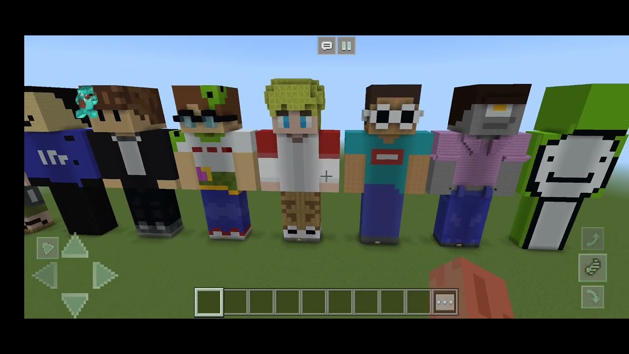 3 new Minecraft YouTubers statues added in the Minecraft YouTubers ...