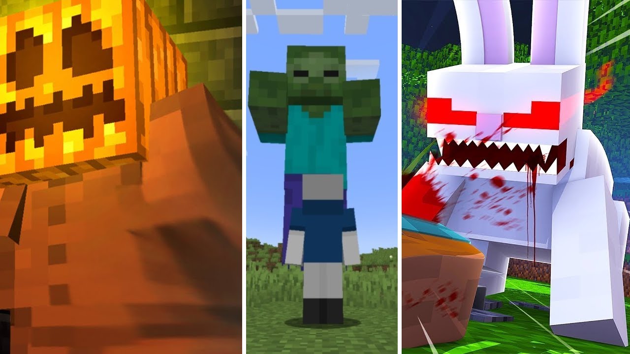 How to scare your friends in Minecraft - YouTube