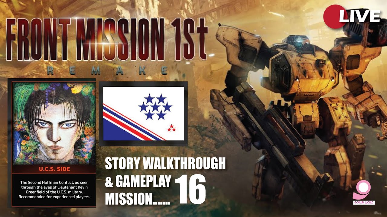 Front Mission 1st Remake / U.C.S. Side / Story & Gameplay 16 / Nintendo ...