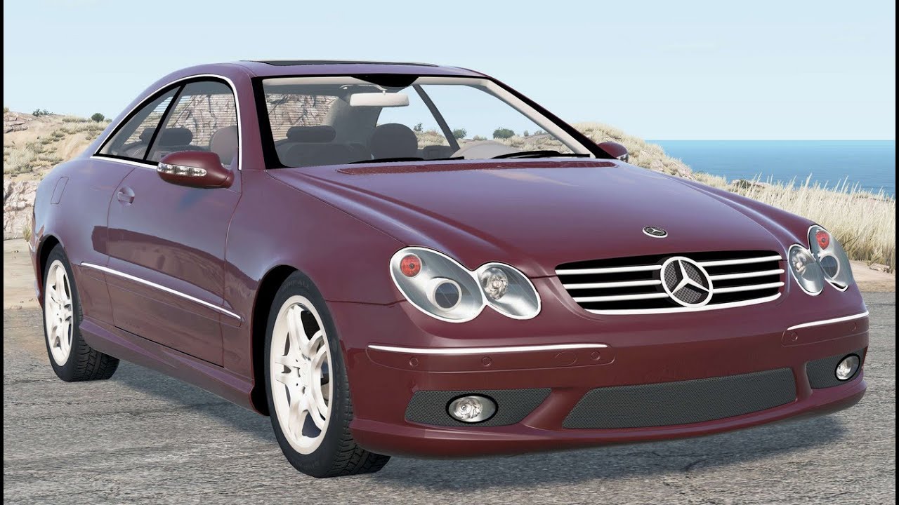 Mercedes Benz CLK 55 AMG Mod Testing | Beamng Drive + Download - YouTube