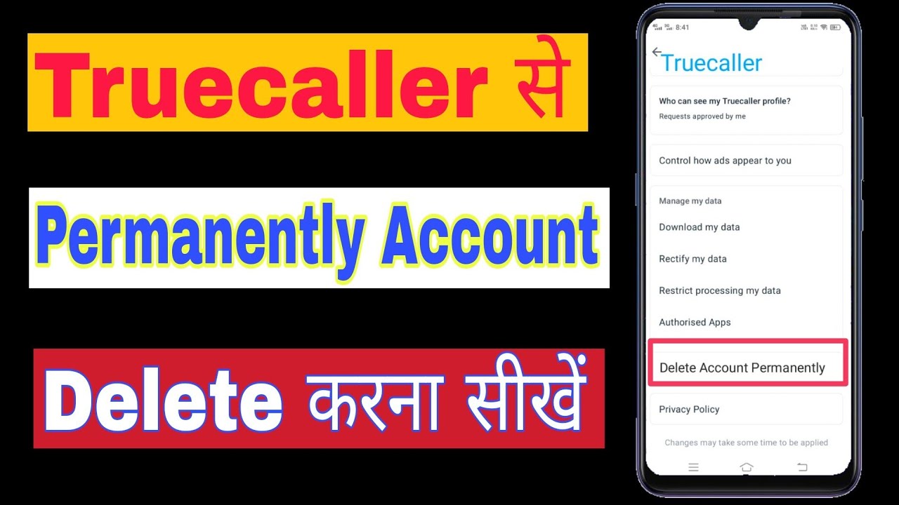 How To Delete Truecaller Account Permanently 2023 | Truecaller Account ...