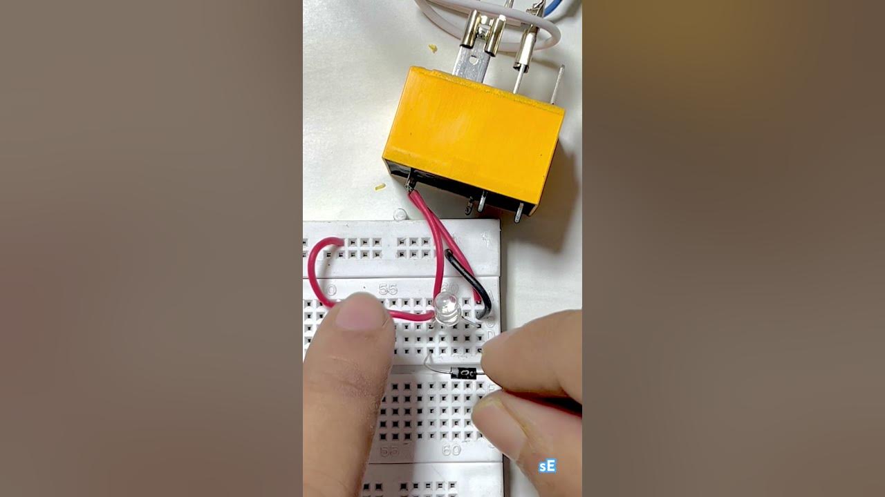 Flyback or Freewheeling Diode #electronics #diyelectronics - YouTube