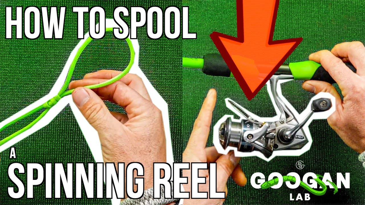 How To SPOOL A SPINNING REEL! - YouTube