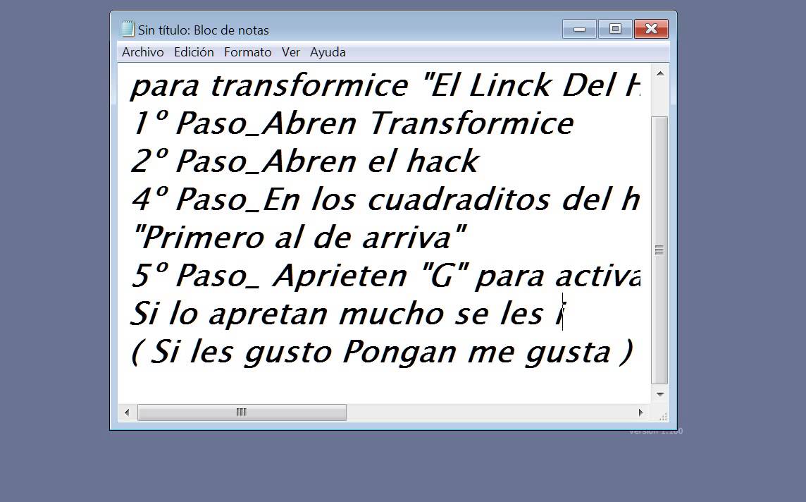 Speed hack transformice septiembre 2013 - YouTube