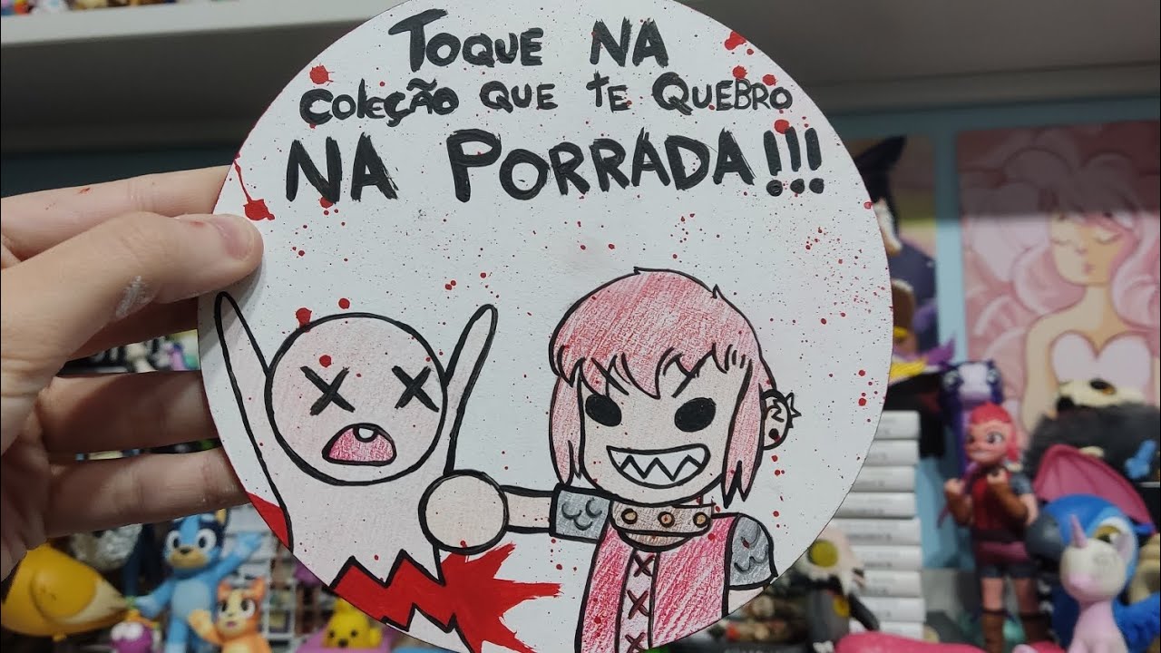 Plaquinha aviso coleção Nimona DIY - YouTube