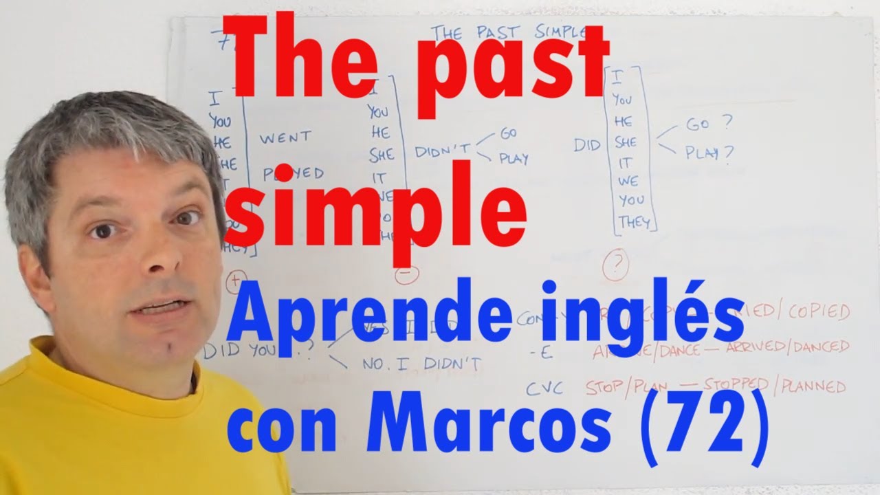 The past simple. Aprende inglés con Marcos (72) - YouTube