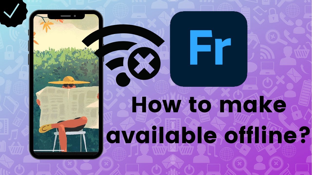 How to make document available offline on Adobe Fresco? - YouTube