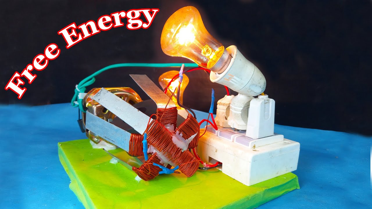 Free energy Generator ! Free Energy ! How to make free energy ! Magnet ...