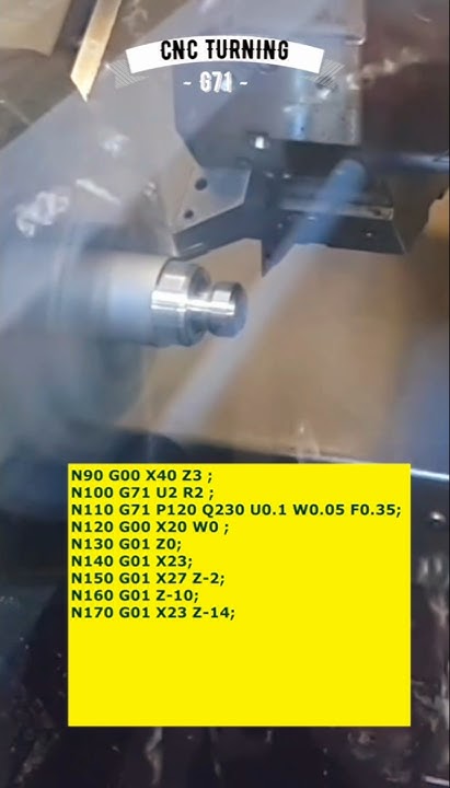 CNC, CNC TURNING, CNC PROGRAMMING, G71 Cycle, Type 2 of G71 Cycle - YouTube