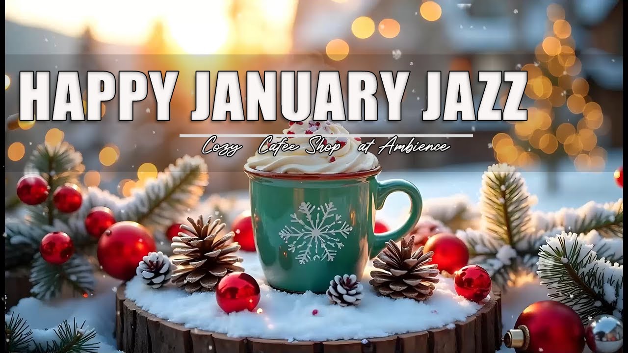Happy January Jazz Music ☕ 🎄Winter Bossa Nova instrument for Working ...
