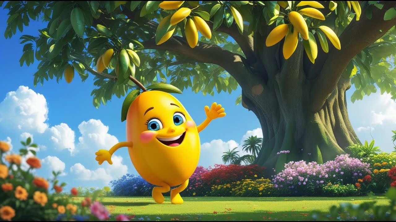 :"Mango Song for Kids | Fun Fruit Rhyme in Cartoon Style for Toddlers ...
