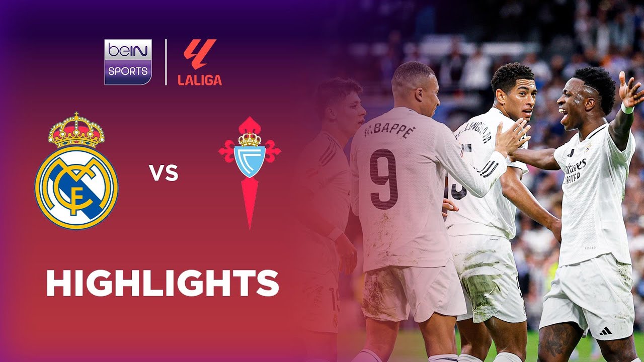 Real Madrid 3-2 Celta Vigo | LaLiga 24/25 Match Highlights - YouTube