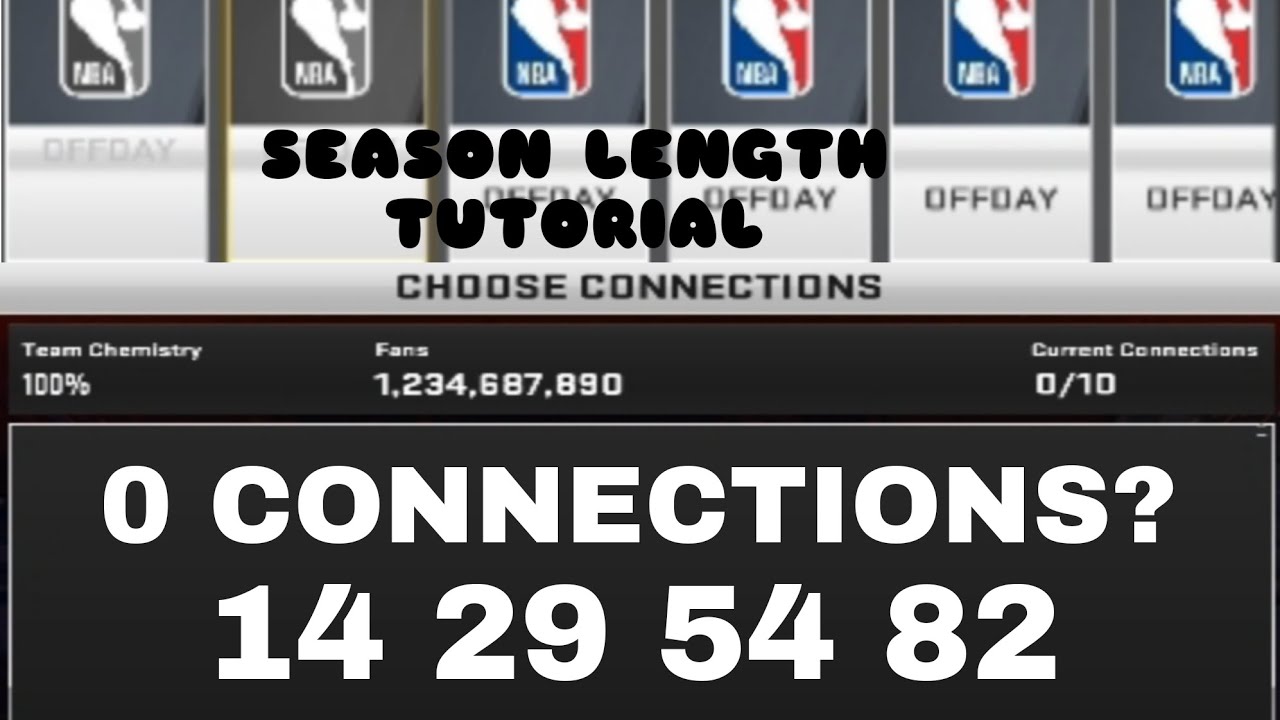 SEASON LENGTH ( 120 subs ) | nba 2k20 jd mod menu | ownin2k - YouTube