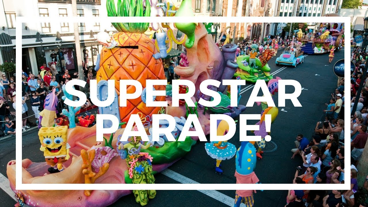 UNIVERSAL SUPERSTAR PARADE !! CHRISTMAS !! PART - 1 - YouTube