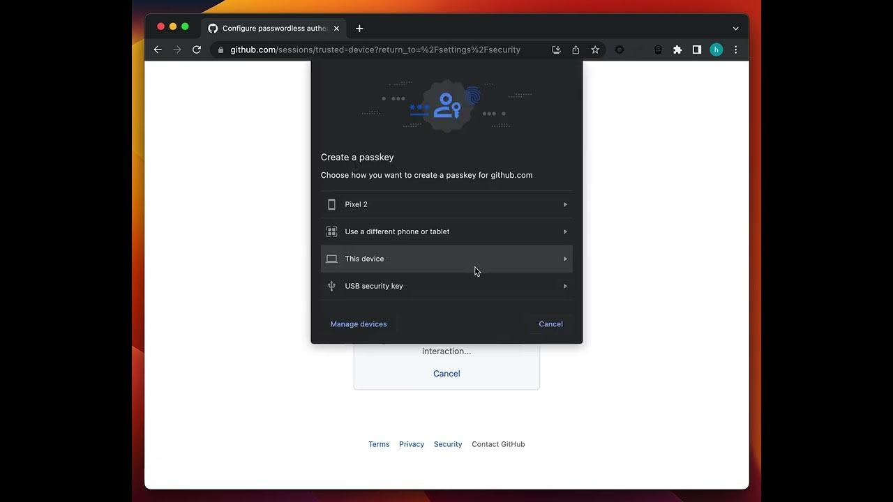 GitHub Announces Passkey Authentication Beta - YouTube