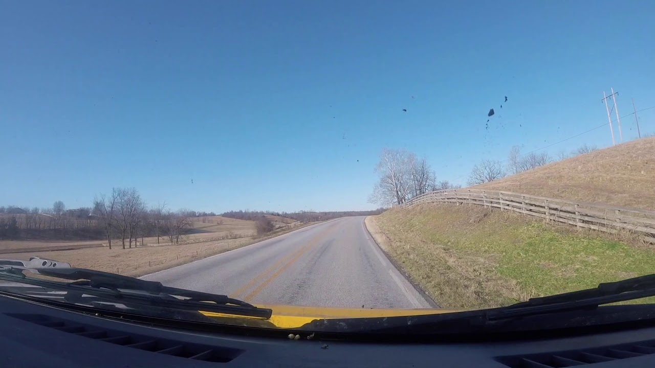 Drive through a farm in Clifty, AR - YouTube