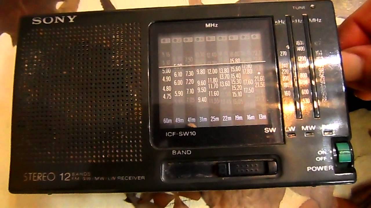 SONY ICF-SW10 - YouTube