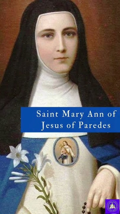 Today's saint-Saint Mary Ann of Jesus of Paredes -06.03.2023 | Tamil Catholic songs Watsapp ...