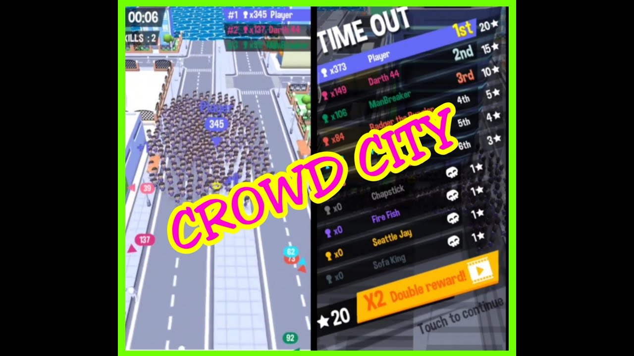 Crowd City Game Play untuk Pemula Part 1 - YouTube