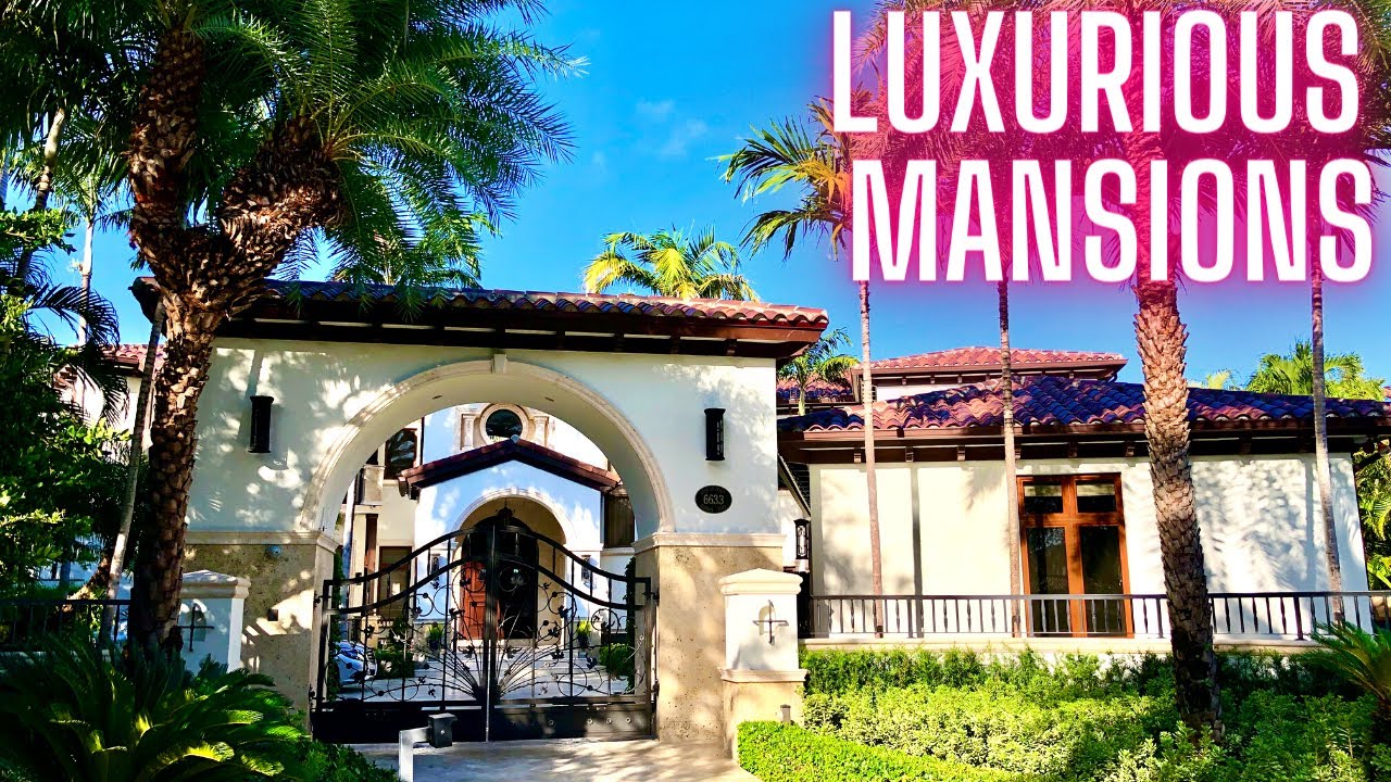 Walking Past Luxury Real Estate in Miami Beach (Allison Island ...