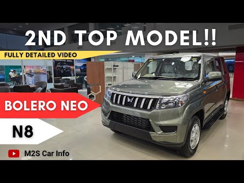 Mahindra Bolero Neo Second Top Model🔥!! Bolero Neo N8 | On Road Price ...