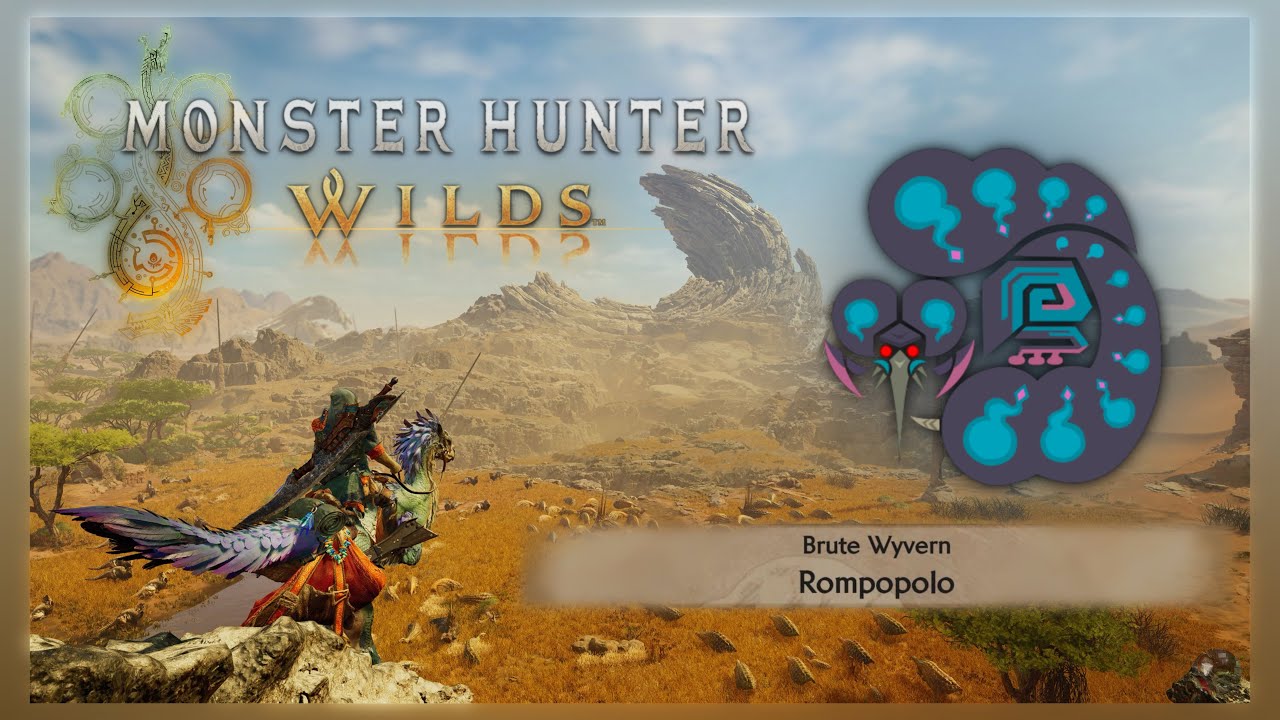 MONSTER HUNTER WILDS Tempered Rompopolo Full hunt Speed Run 4'46"24 ...