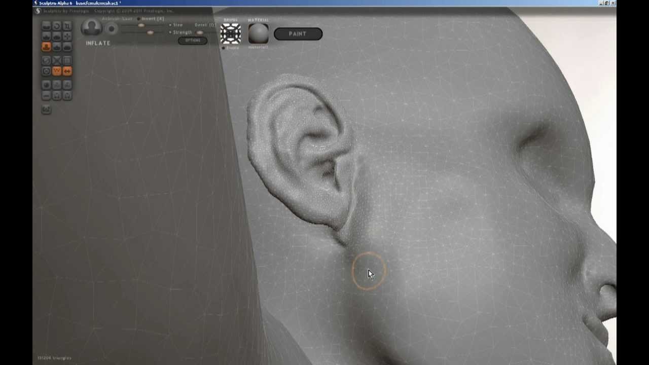 3D sculpting tutorial - YouTube