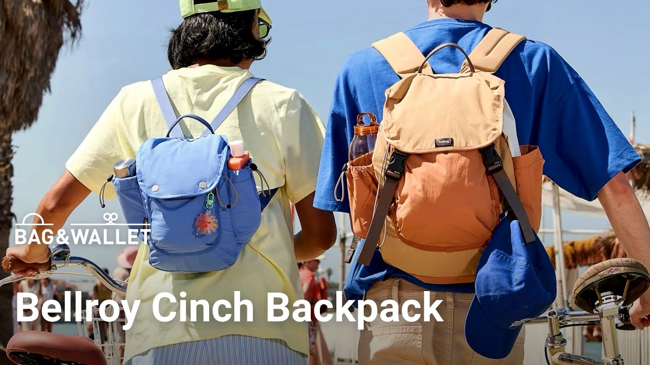 Обзор рюкзаков Bellroy Cinch Backpack и Cinch Minipack - YouTube