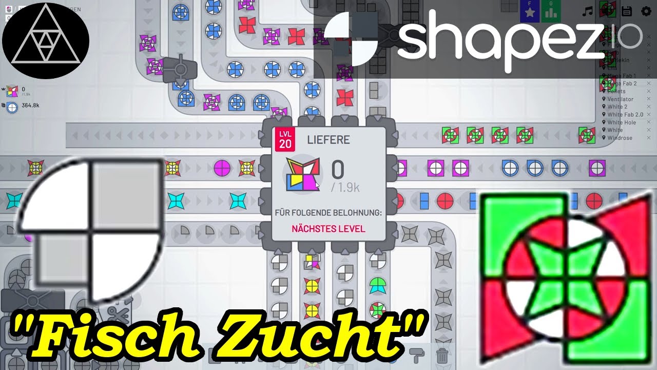 Level 20! Megafabrik & "Fischzucht"! - Shapez.io #2 - YouTube