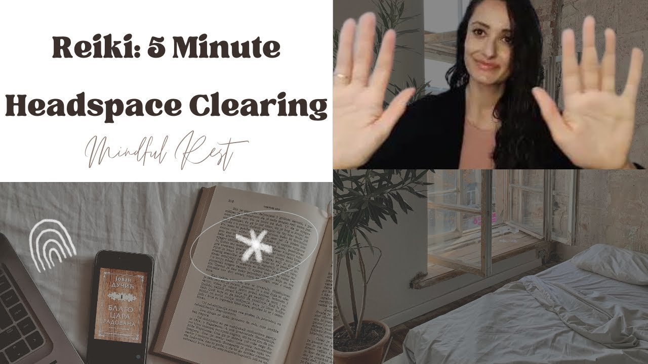 Reiki Distance Healing: Silent 5 Minute Headspace Clearing. Selenite & Plucking - YouTube