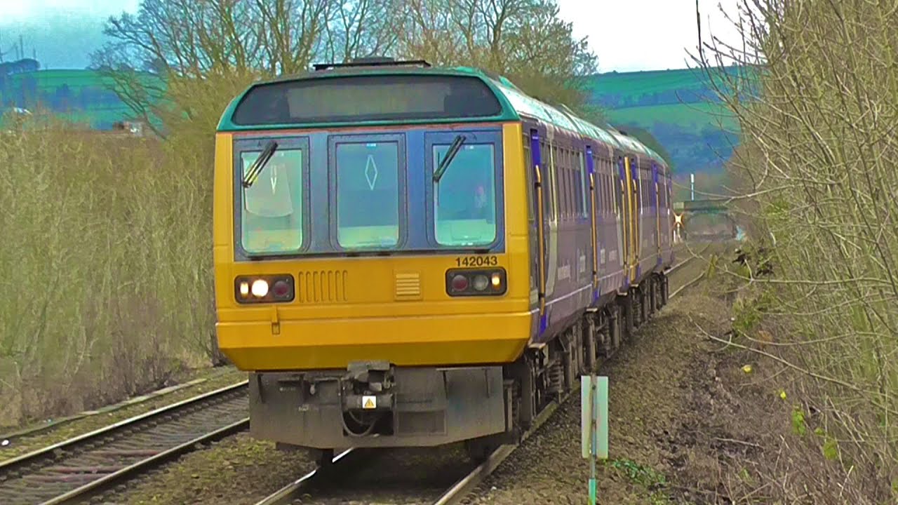 Northern Rail Class 142 Pacers & 150s At Romiley - Hope Valley Line ...