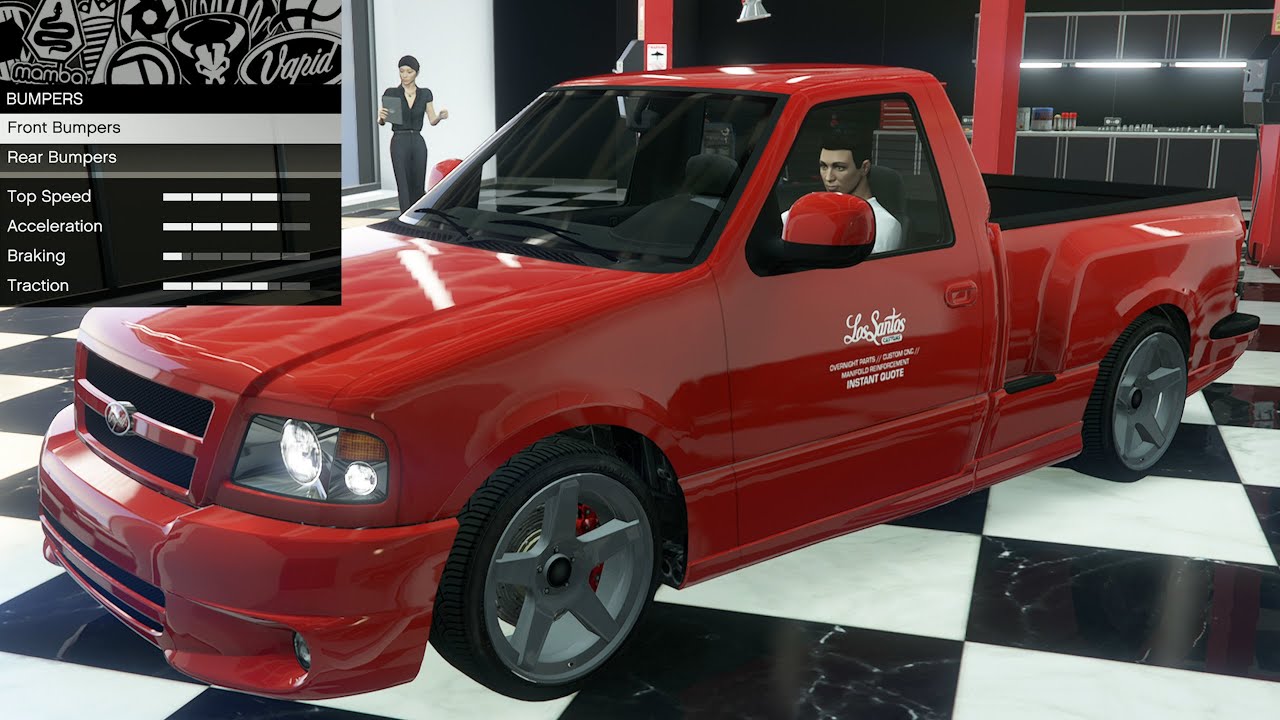 GTA 5 - DLC Vehicle Customization - Vapid Firebolt ASP (Ford F-150 SVT ...